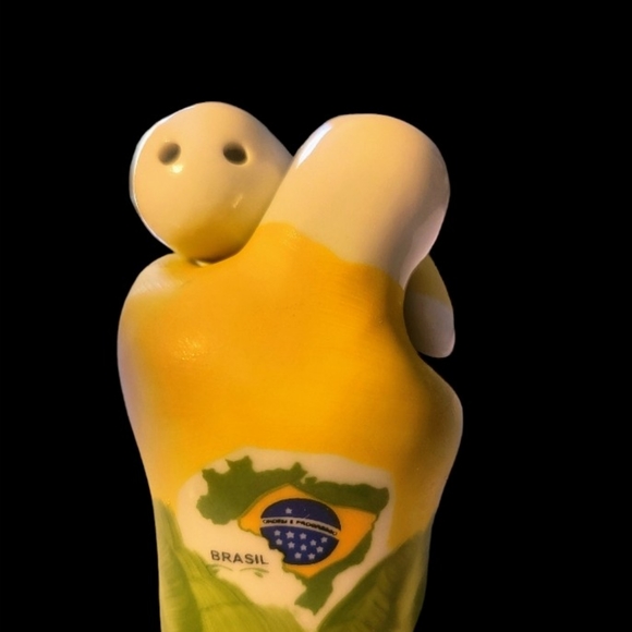 unbranded | Dining | Vintage Brazilian Hugging Soccer Players Salt And ...